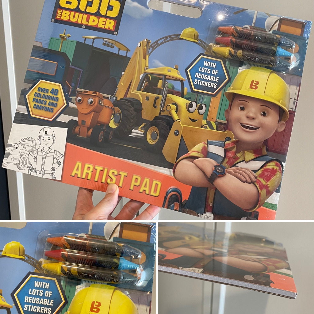 พร้อมส่ง Bob the Builder หนังสือ Pocket Book 6 เล่ม และ สมุดระบายสี ...