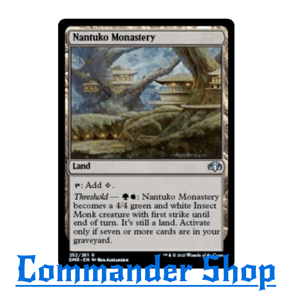 Nantuko Monastery (Land) ให้สี Colorless Threshold ความสามารถ Green ...