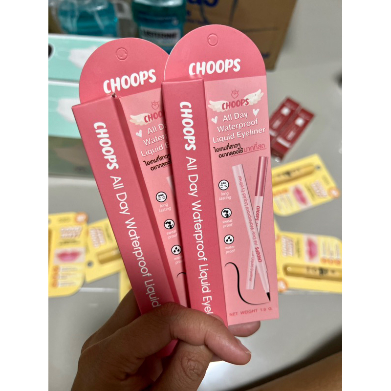 Choops จุ๊ปส์ ออล เดย์ วอเตอร์ พรูฟ ลิขวิด อายไลน์เนอร์ 1.8 g สีดำ ...