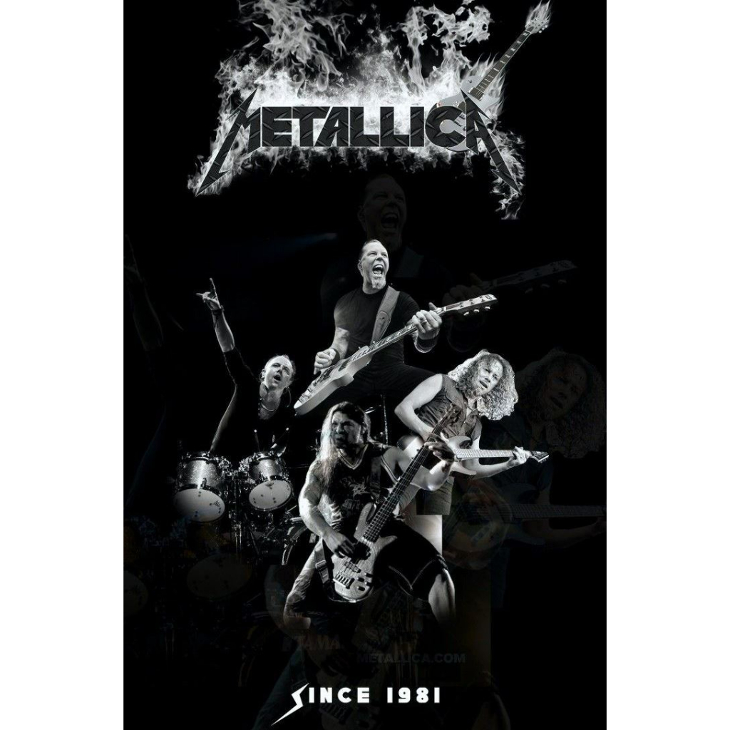 แม่เหล็ก ติดตู้เย็น Locker วงดนตรี Heavy Rock Band Black Metal Hib Hob ...