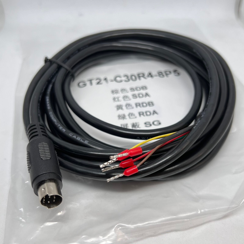 สายลิ้งค์ PLC GT21-C30R4-8P5 ยาว 3 เมตร พร้อมส่งในไทย🇹🇭 | Shopee Thailand
