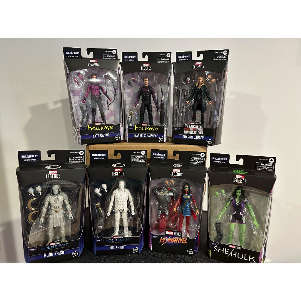 Marvel Legends Disney+ Moon Knight Infinity Ultron BAF- Set of 7 ของ ...