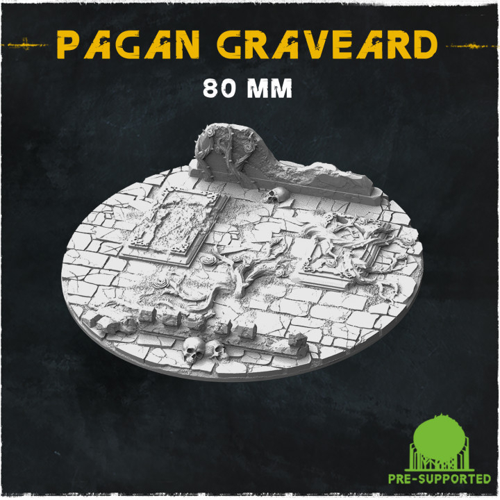Pagan graveyard bases ฐานโมเดล warhammer 40k [Designed by Zabavka ...