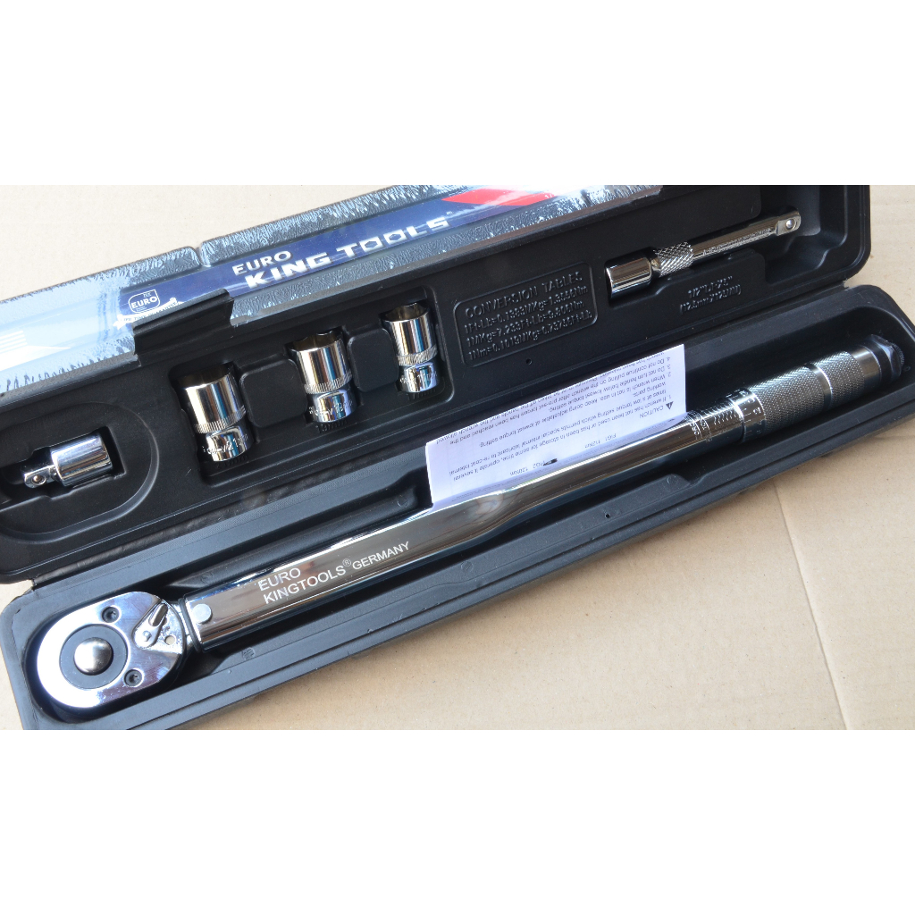 ด้ามขันปอนด์ 4 หุน ยาว 46 ซม. แรงบิด 28-210 Nm. EURO KINGTOOLS แท้ 100% | Shopee Thailand