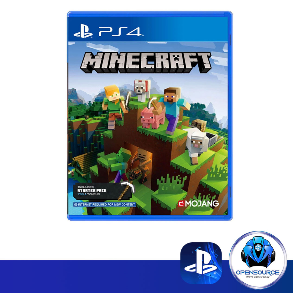 [พร้อมส่ง]Playstation: Minecraft Starter Pack +700coin Pack (ASIA ENG ...