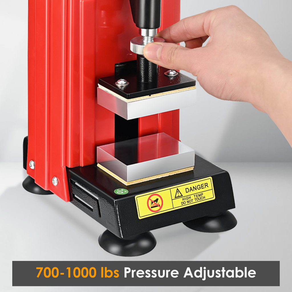 Heat Press Machine for Rosin Mini Manual Hot Presser 1000lbs 400W LCD ...