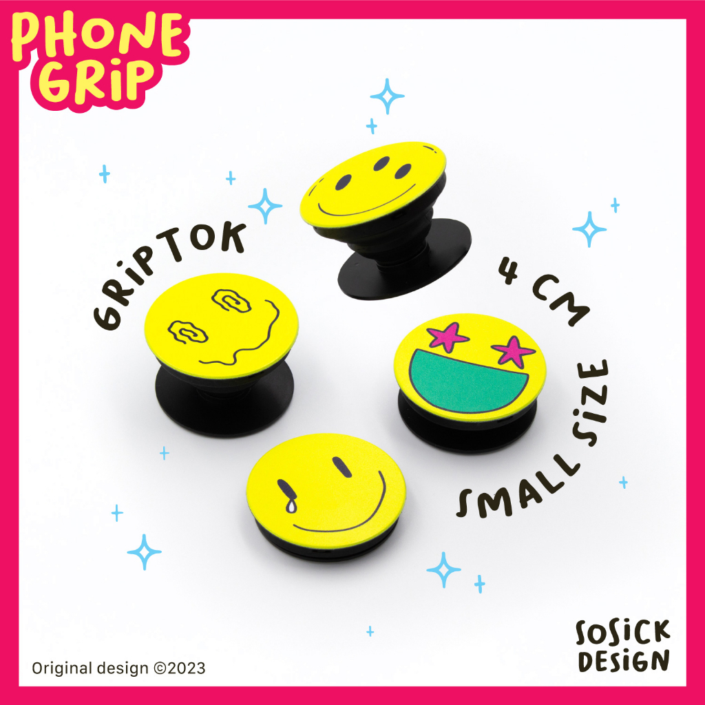 [พร้อมส่ง] SOSiCK - Griptok ที่ติดหลังโทรศัพท์มือถือ กริปต๊อก ขนาด 4 cm ...