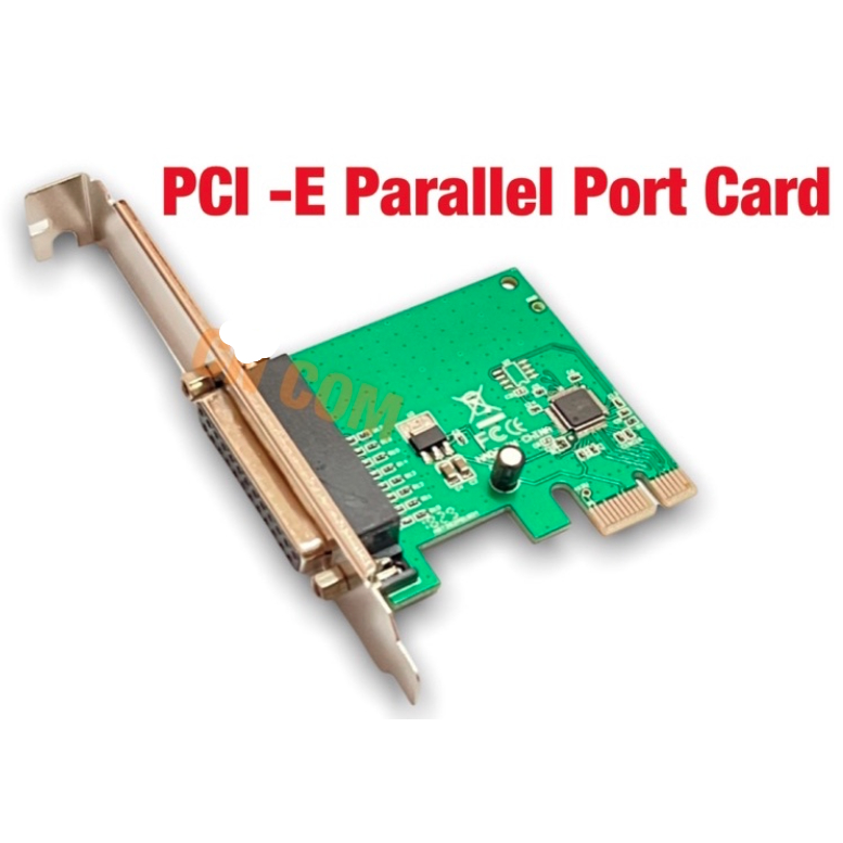 DB25 To PCI Express Converter 1-Port DB25 Parallel PCI-E Adapter Card ...
