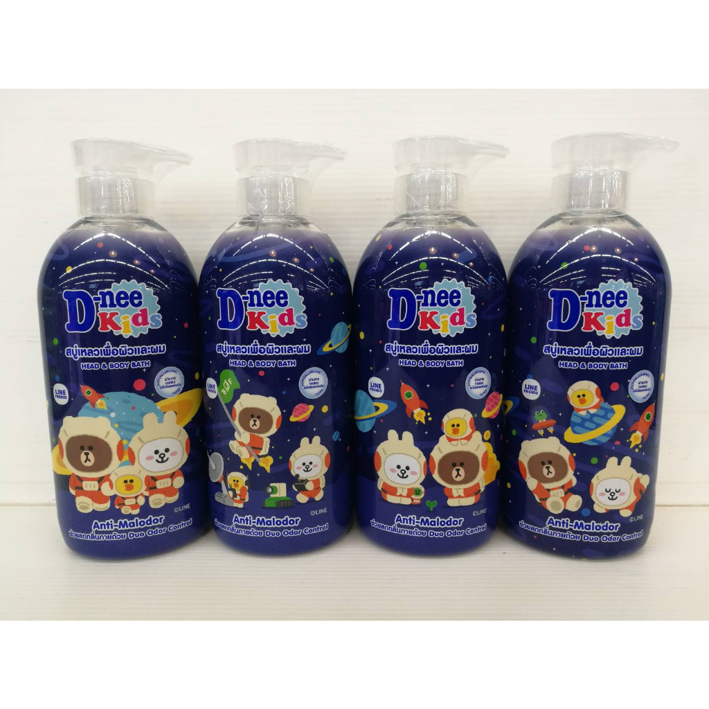 (คละลาย) D-nee Kids HEAD & BODY BATH ANTI-MALODOR (450 มล.) ดีนี่ คิดส์ ...