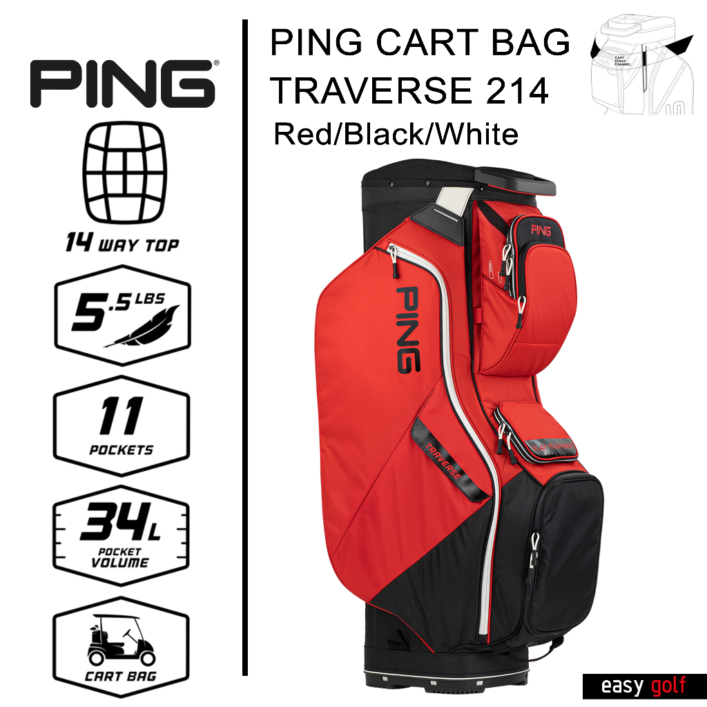 PING BAG TRAVERSE 214 PING CART BAG ถุงกอล์ฟ | Shopee Thailand
