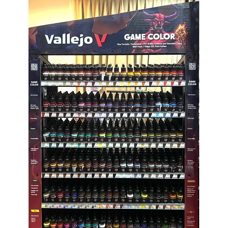 VALLEJO NEW GAME COLOR SET 2 40สี เรียงตามเฉด กลุ่มหลัก กลุ่มสีปกติ ...
