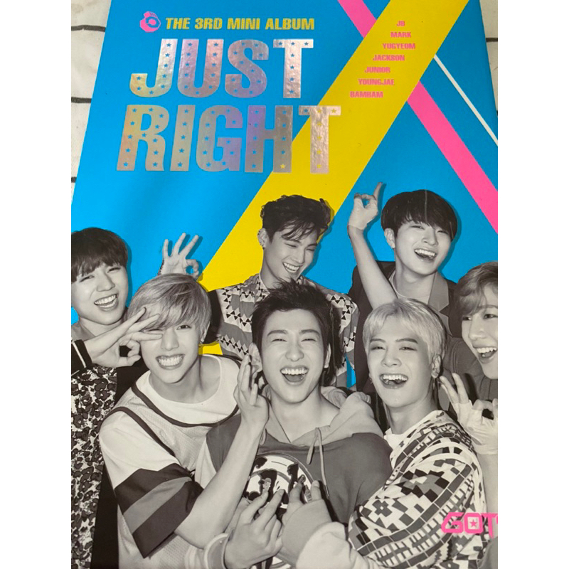 บั้มแกะแล้ว just right got7พร้อม การ์คแบมแบม | Shopee Thailand