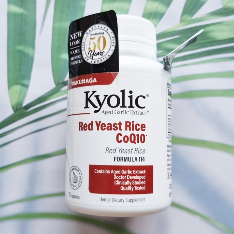 (Kyolic) Aged Garlic Extract + Organic Red Yeast Rice Plus CoQ10, 75 ...