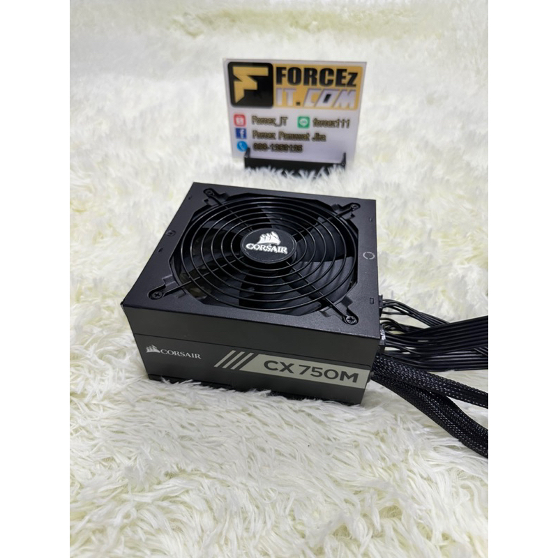 🔥ส่งเร็ว🔥POWER SUPPLY (อุปกรณ์จ่ายไฟ) CORSAIR CX750M - 750W 80 PLUS BRONZE | Shopee Thailand