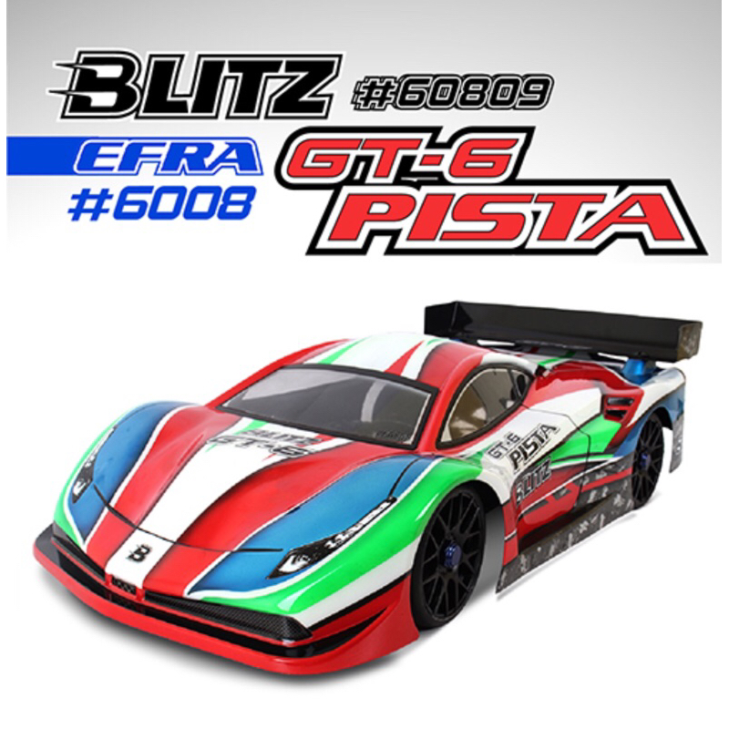 Blitz #60809 GT6 Pista 1/8th On-Road GT Body-Shell | Shopee Thailand