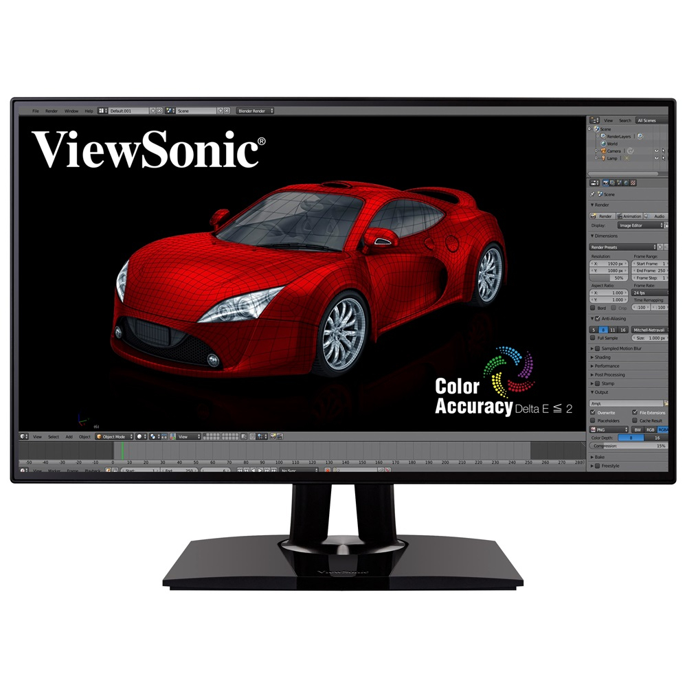 MONITOR (จอมอนิเตอร์) VIEWSONIC VP2468 23.8" AH-IPS 60Hz | Shopee Thailand