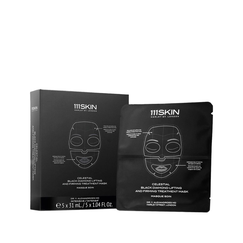 111 Skin - Celestial Black Diamond Lifting And Firming Treatment Mask (Face) 5*31ml. | Shopee ...