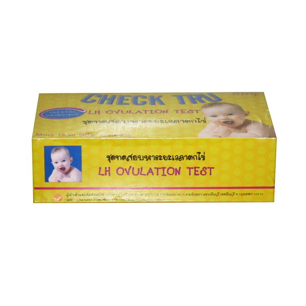 Check Tru แผ่นตรวจไข่ตก ชุดทดสอบหาระยะเวลาตกไข่ จำหน่าย 5 ชิ้น | Shopee ...