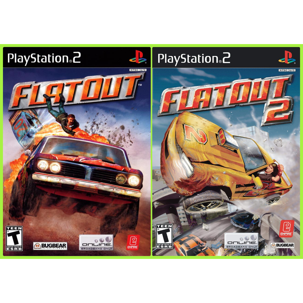 FlatOut แผ่นเกม PS2 Playstation 2 | Shopee Thailand