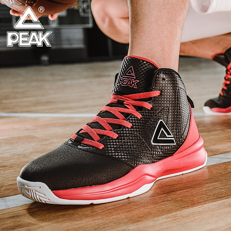 PEAK "Rising Star-Shock" DA061201 รองเท้าบาสเกตบอลข้อสูง พีค นุ่ม เบา ...
