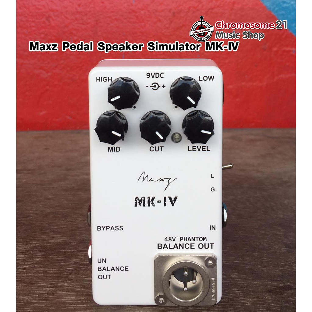 Maxz Pedal Speaker Simulator MK-IV | Shopee Thailand