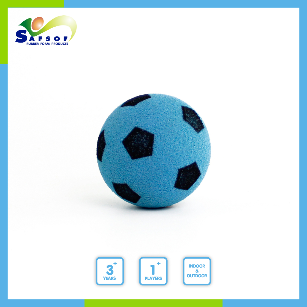 Safsof Mini Ball Football Mini ฟุตบอลเด็ก ลูกบอลทำจากยางฟองน้ำ รุ่น MS ...