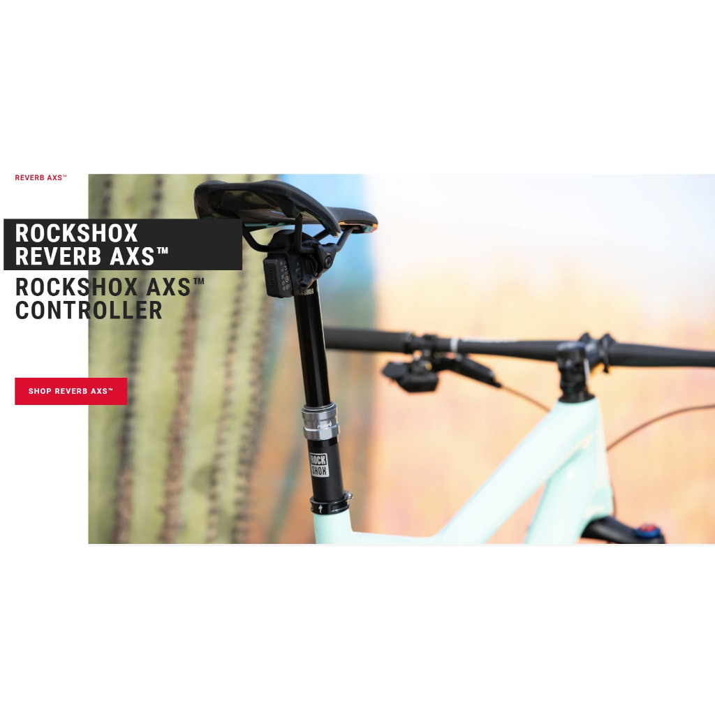 RockShox Reverb AXS 30.9,31.6/150 mm Dropper Post, 1x Remote, Left ยุบ ...