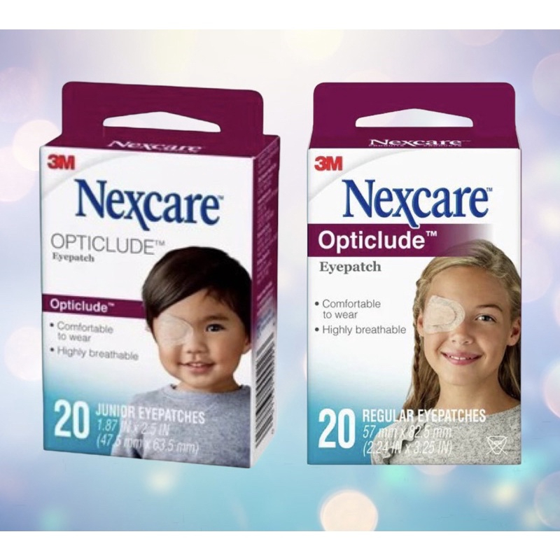 @3M Nexcare Opticlude orthoptic eye patch ที่ปิดตา กล่องละ 20 ชิ้น ...