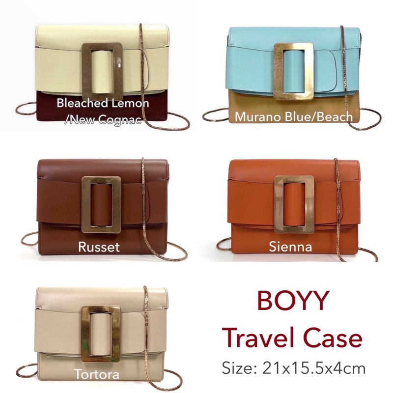 Boyy Bag Travel Case All Colors รบกวนทักมาสอบถามก่อนกดสั่งซื้อ | Shopee Thailand