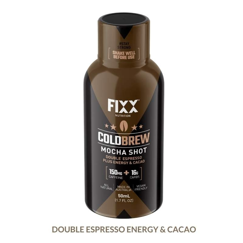 FIXX Cold Brew Coffee Shot : Double Espresso + Energy ขนาด 50 ml. กาแฟ ...