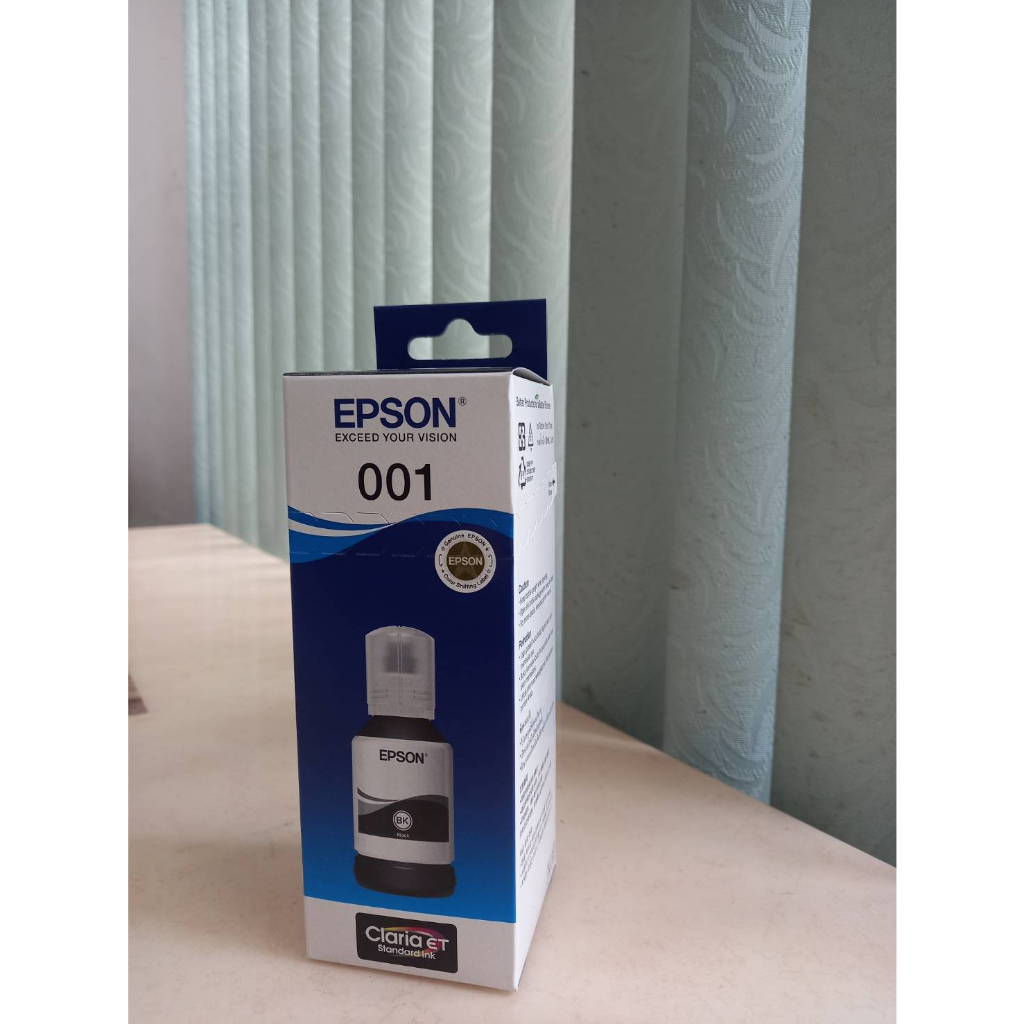 EPSON 001BKสีดำ (T03Y100)70ml. แท้ศูนย์ใช้กับเครื่องปริ้นเตอร์ Epson ...