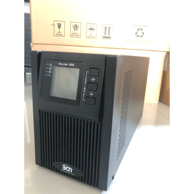 UPS เครื่องสำรองไฟ BCN model Memo Tower II 1000VA/900W เครื่องใหม่มือหนึ่ง รับประกัน 1 ปี ...