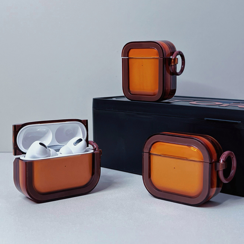 เคส Airpods 3 pro 1 2 สีน้ำตาล การป้องกันการตก ซิลิโคนนิ่ม Soft Case ...