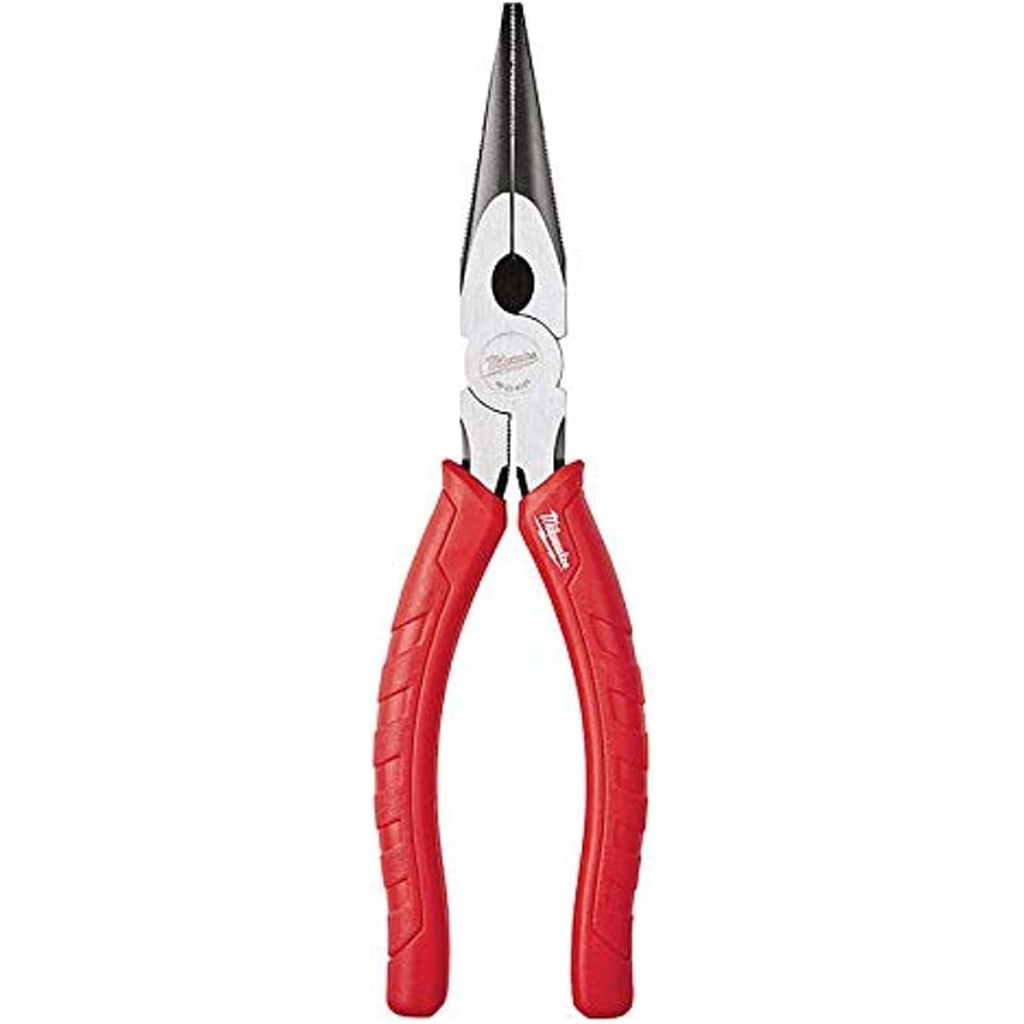 Milwaukee 48-22-6101 คีมปากยาว ขนาด 8 นิ้ว Long Nose Pliers | Shopee ...