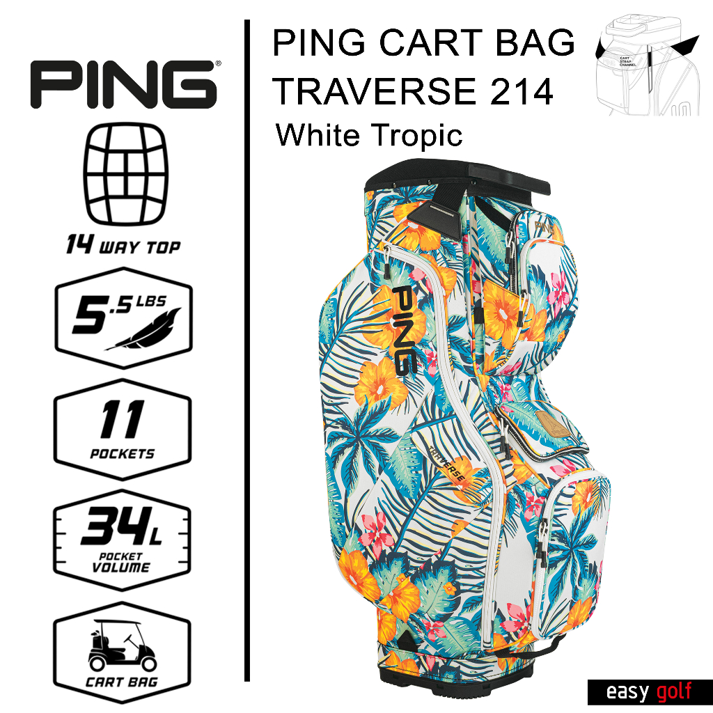 PING BAG TRAVERSE 214 PING CART BAG ถุงกอล์ฟ | Shopee Thailand