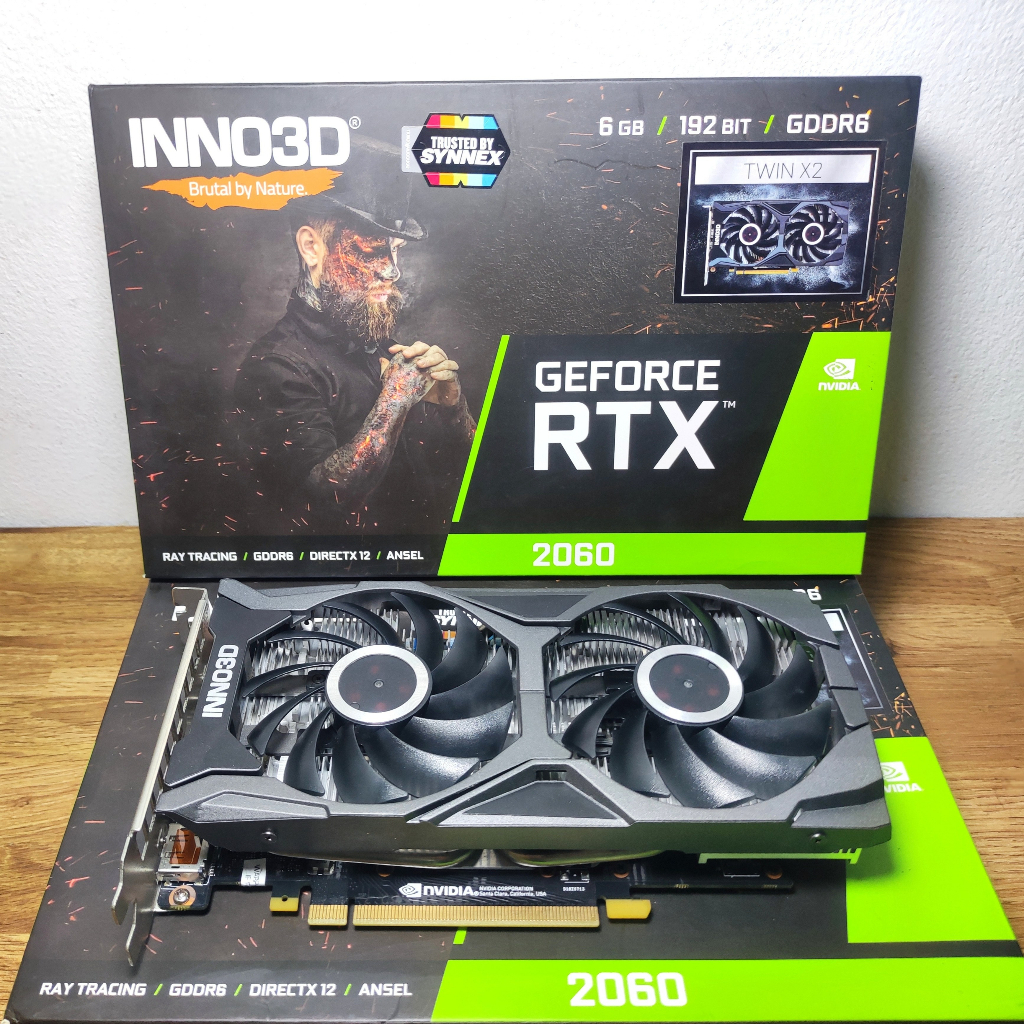(โปร3,490) INNO3D RTX2060 RTX 2060 ประกัน Advice ยาวมาก เหมือนใหม่ ไม่ ...