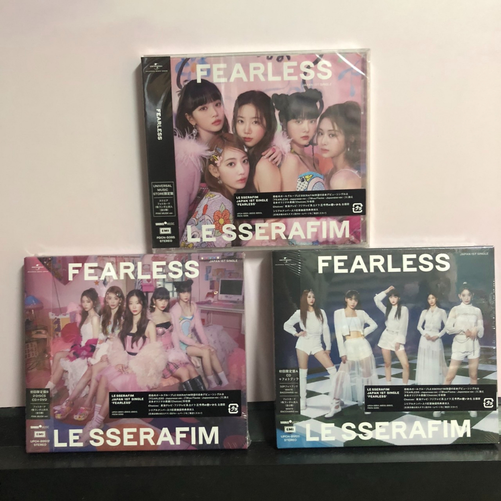 LE SSERAFIM JAPAN 1st Single Album : FEARLESS - อัลบั้มเต็มไม่แกะ ...