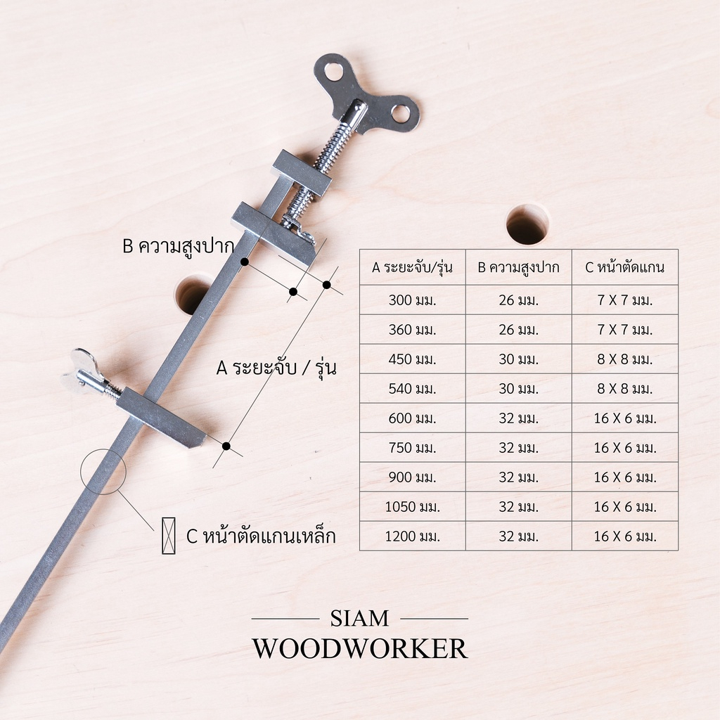 แคลมป์ญี่ปุ่น Chrome Parallel Clamps Hatagane ปากกาจับชิ้นงาน แคลมป์จับชิ้นงาน แคลมป์จับงาน ...
