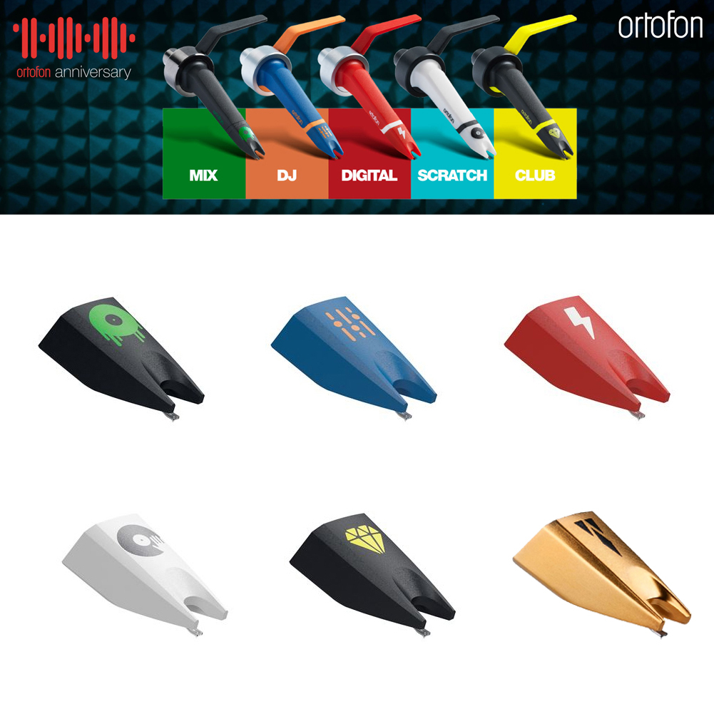 ปลายหัวเข็ม Concorde MKII แบรนด์ Ortofon Stylus 6 รุ่น Mix DJ Digital ...