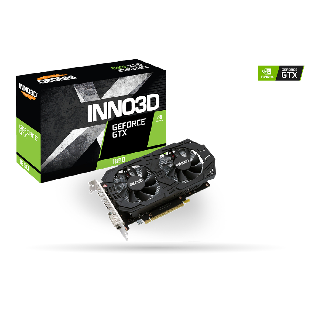 VGA (การ์ดแสดงผล) INO3D GeForce GTX 1650 Twin X2 OC V2 4GB GDDR6 128 ...