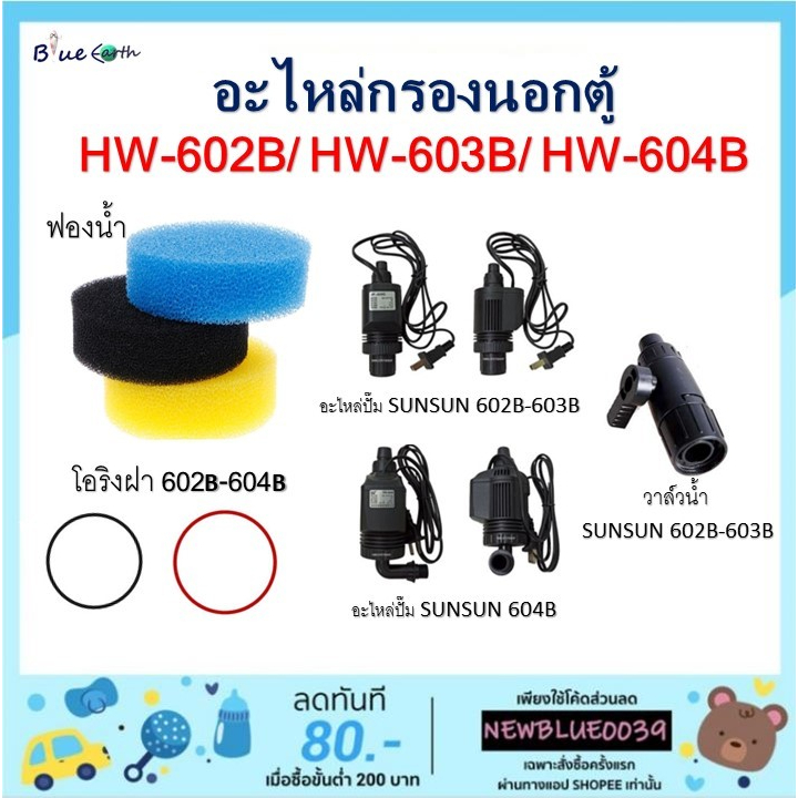 อะไหล่กรองนอกตู้ HW-602B,HW-603B,HW-604B | Shopee Thailand