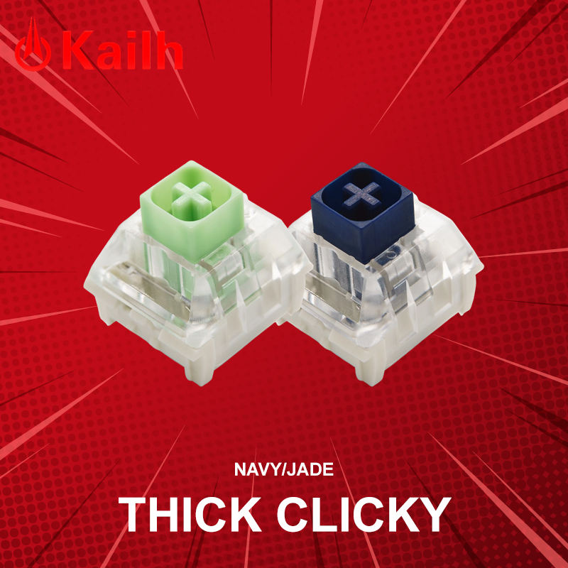 สวิตช์ Kailh Box Thick Clicky Navy/Jade Switch | Shopee Thailand