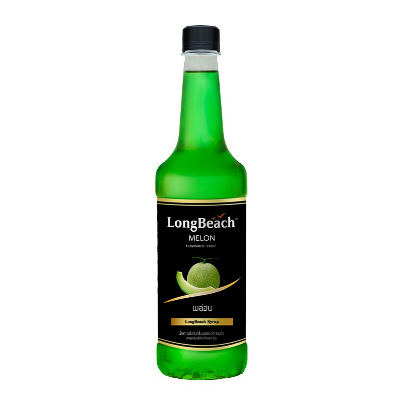 LongBeach Japanese Melon Syrup ลองบีชไซรัปเมล่อน 740 ml. | Shopee Thailand