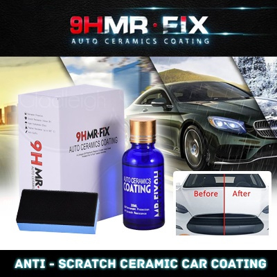 น้ำยาเคลือบแก้ว 9H MR.FIX Ceramic Coating ของแท้ 100% เคลือบแก้ว แถมฟรี ผ้าไมโครไฟเบอร์ | Shopee ...