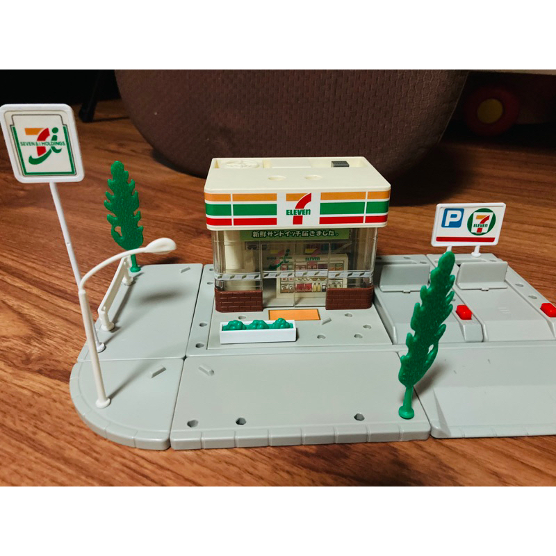 ฉาก SEVEN ELEVEN 7-11 Takara Tomy Tomica World Town โทมิก้า ทาวน์ ร้านเซเว่น (with Tomica Car ...