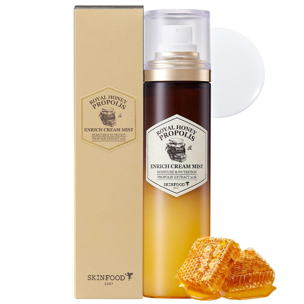 Skinfood Royal Honey Propolis Essence Serum 50ml, Enrich Barrier Cream ...