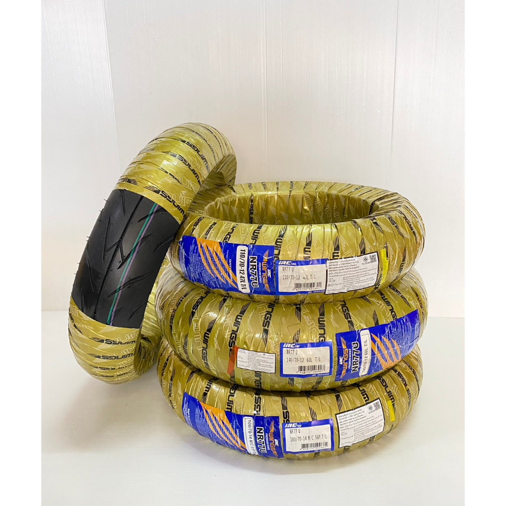 ยางนอก IRC WING NR77 TL (ไม่ใช้ยางใน) ขอบ 12,14 | Shopee Thailand