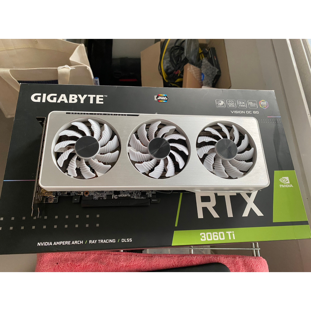 VGA GIGABYTE GEFORCE RTX 3060 TI VISION OC - 8GB | Shopee Thailand