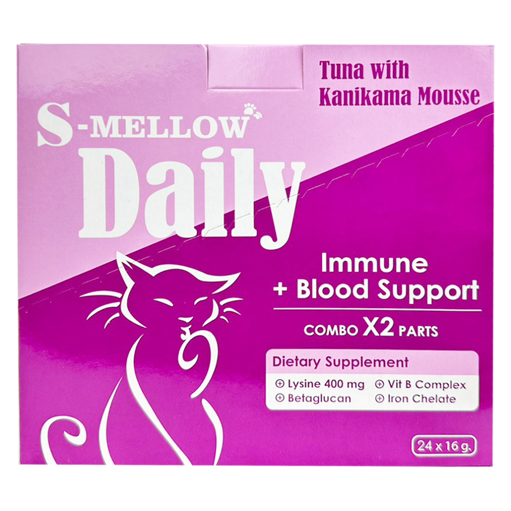 S-mellow Daily For Cat อาหารเสริมในรูปแบบขนม เพื่อสุขภาพที่ดีของสัวต์ ...
