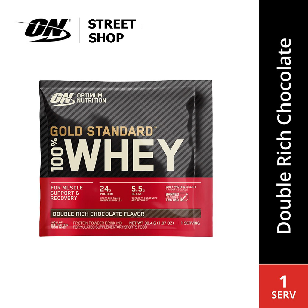 Optimum Nutrition - Gold Standard Whey Protein Sample - 1 sachet ...